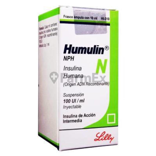 Humulin N 100 UI / mL x 10 mL