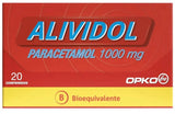Alividol Paracetamol 500 mg x 20 comprimidos
