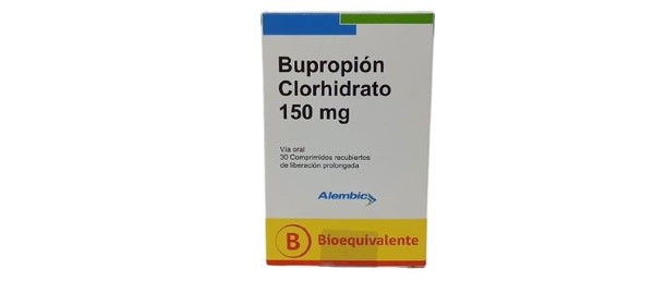 Bupropión Clorhidrato 150 mg x 30 comprimidos recubiertos de liberació