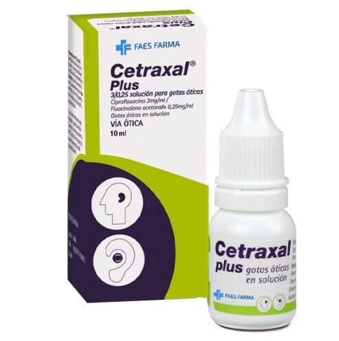 Cetraxal Plus 3/0,25 solución para gotas óticas x 10 mL