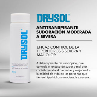 Drysol Solución Antitranspirante x 35 mL – Farmex