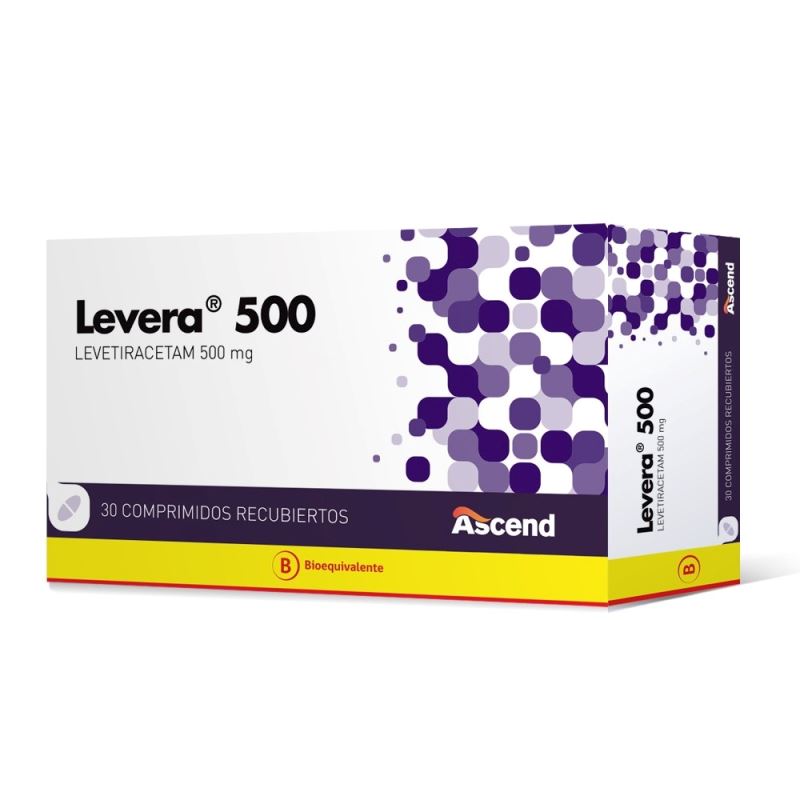 Levera 500 mg x 30 comprimidos recubiertos "Ley Cenabast" - – Farmex