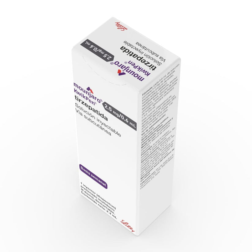 Mounjaro Tirzepatida 2.5mg/0.6ml Inyectable 1 Dispositivo + agujas – Farmex