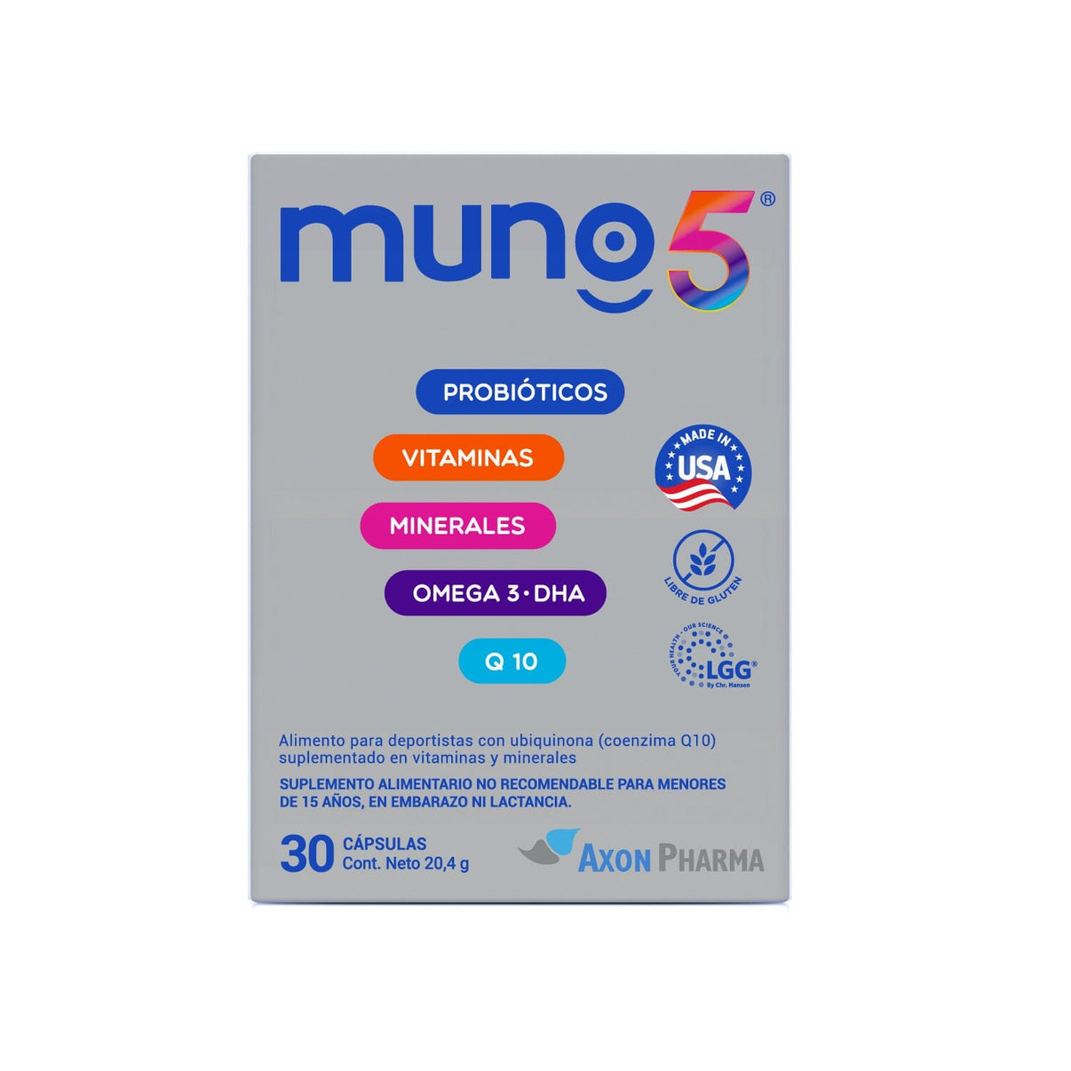 Muno 5 x 30 comprimidos – Farmex