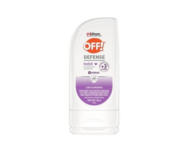 Off Defense Bebe +3 Meses Gel Repelente 6 Horas 100mL