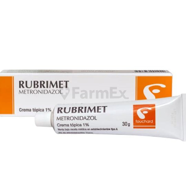 Rubrimet crema tópica 1 % x 30 g