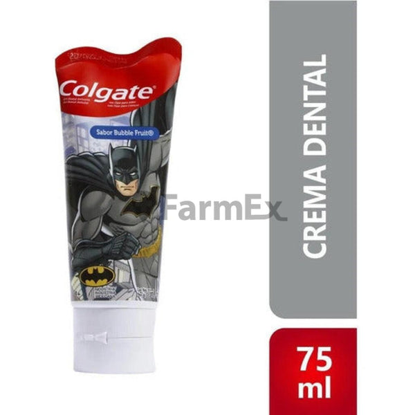Colgate Pasta Dental "Sabor Bubble Fruit" Batman x 1 unidad