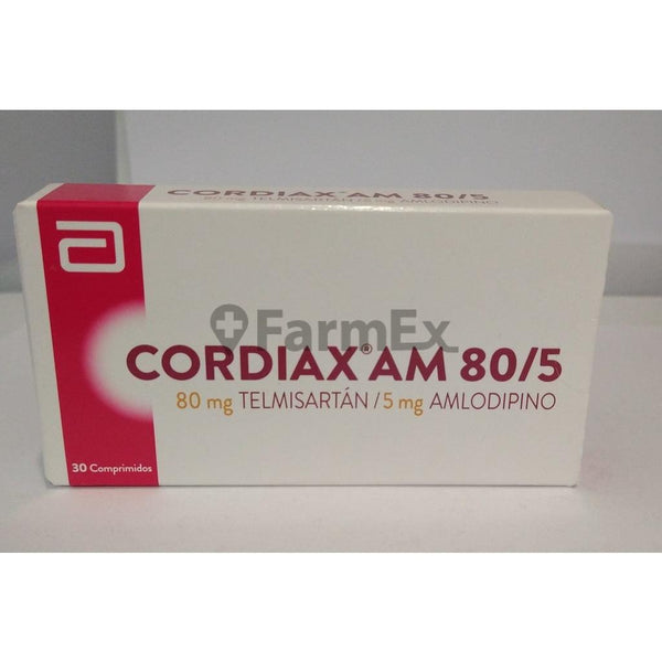 Cordiax Am 80 mg / 5 mg x 30 comprimidos