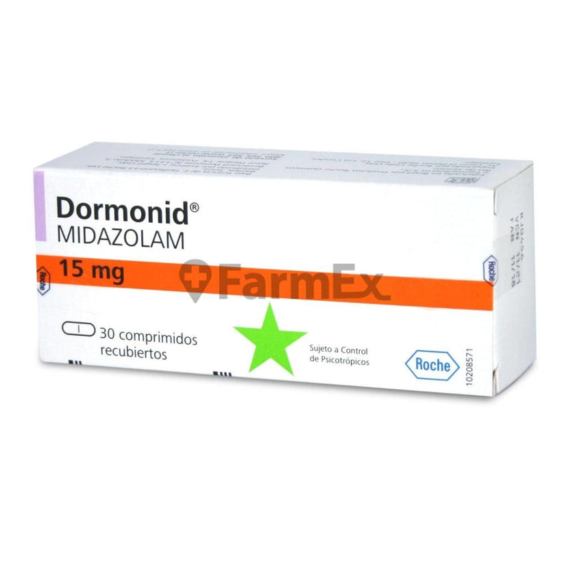 Dormonid 15 mg x 30 comprimidos (Venta solo en sucursal) – Farmex