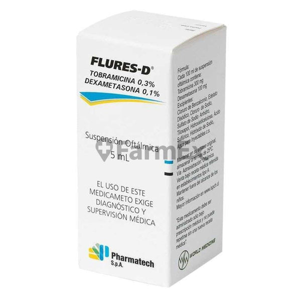 Flures-D Suspensión Oftálmica 0,3 % / 0,1 % x 5 ml "Ley Cenabast"