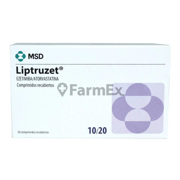 Liptruzet 10 / 20 mg x 30 comprimidos
