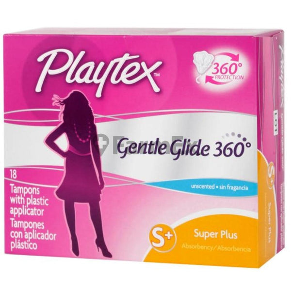 Playtex "Gentle glide 360°" Super plus x 18 tampones