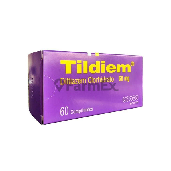 Tildiem 60 mg x 60 comp "Ley Cenabast" - AGOTADO