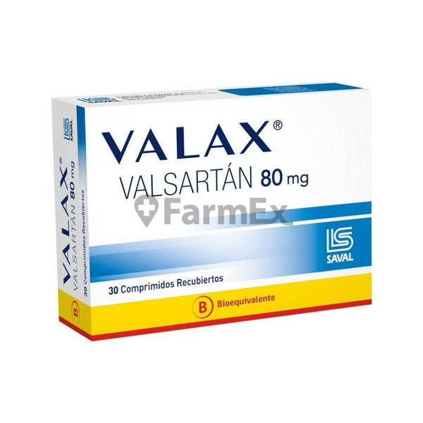 Valax 80 mg x 30 comprimidos